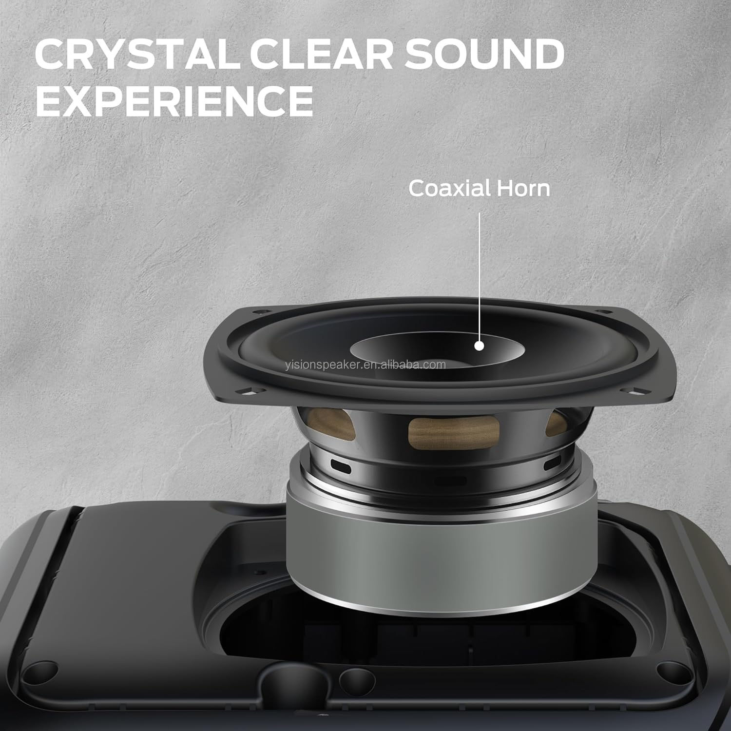Monster Sparkle Mini 4'' Bluetooth Boombox Speaker, High Quality ...