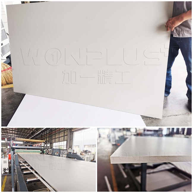 Pvc/wpc Foamed Skinning Board Production Line, High Quality Pvc/wpc ...