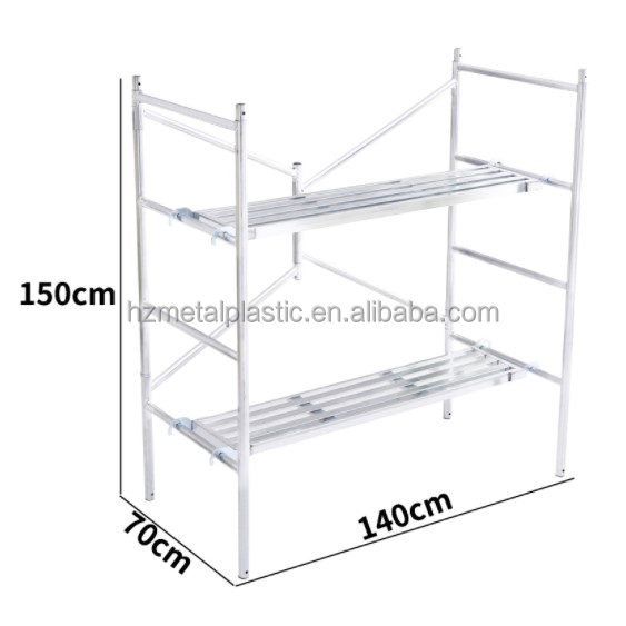 1.2m Platform Ladder Frame Scaffold Mobile Portable Steel Scaffolding ...