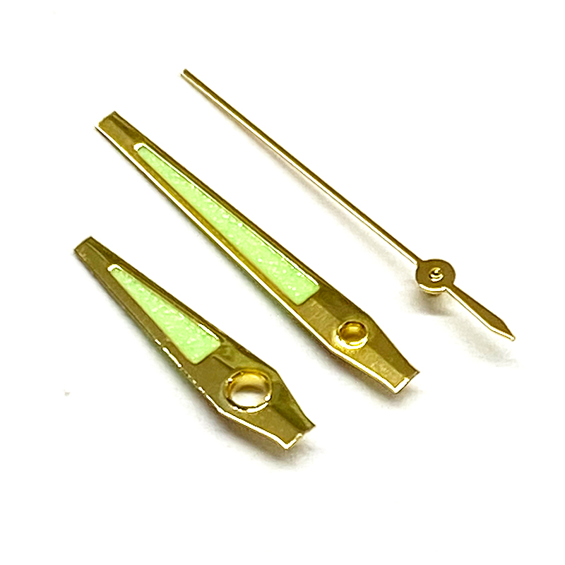 Custom Baton Watch Hands With Green Luminous คุณภาพสูง Custom Baton ...