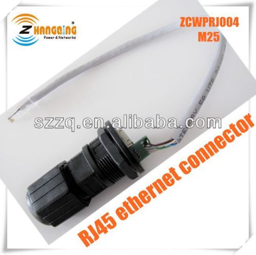 M25 Ethernet Lan Rj45 Waterproof Connector Twisted-pair Cables, High ...