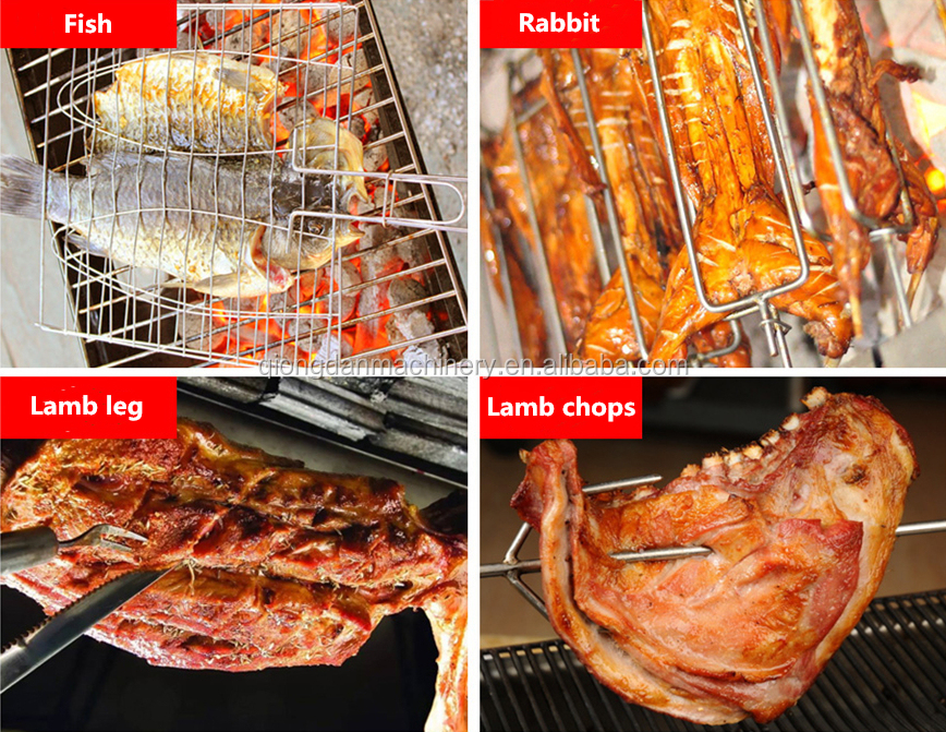 Rotating Grilled Bbq Pork, Chicken, Fish, And Lamb Machine For ...