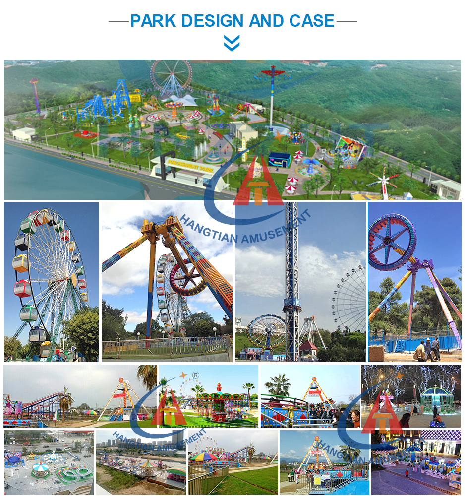 Outdoor Playground Funfair: Big Pendulum Hammer Ride Attractions, High ...