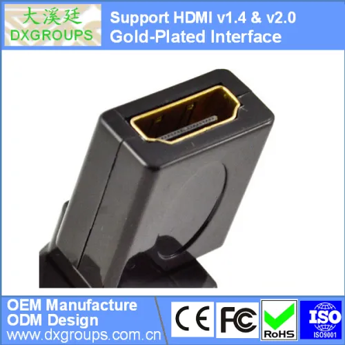 Hdmi Female To Mini Hdmi Female Adapter Converter With Gold-plated ...