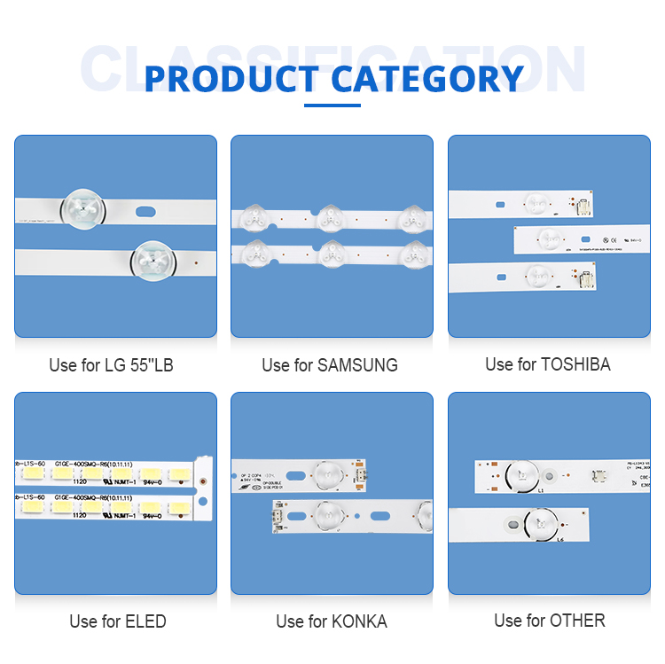 L43p2f Led Tv Backlight Strip For Tcl 8 Lamps, High Quality L43p2f Led ...
