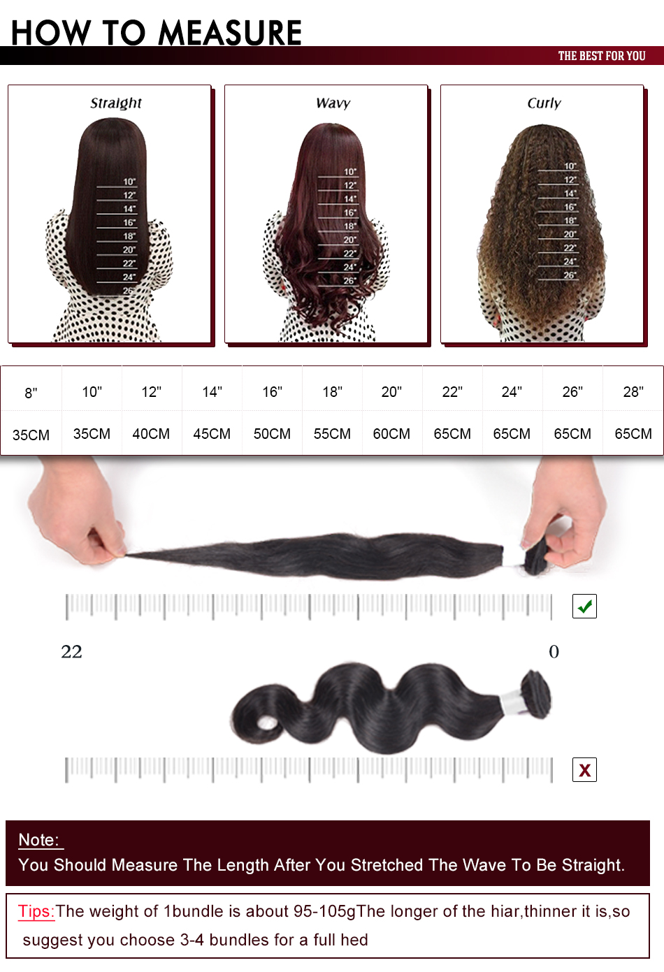 Ruimei New Red Color Burg 100% Human Hair Bundles & Closure Cuticle ...