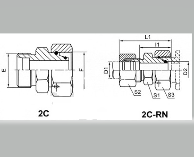 스위블 너트가있는 압력 Hydaulic 튜브 어댑터, Bossgoo.com의 고품질 스위블 너트가있는 압력 Hydaulic 튜브 어댑터