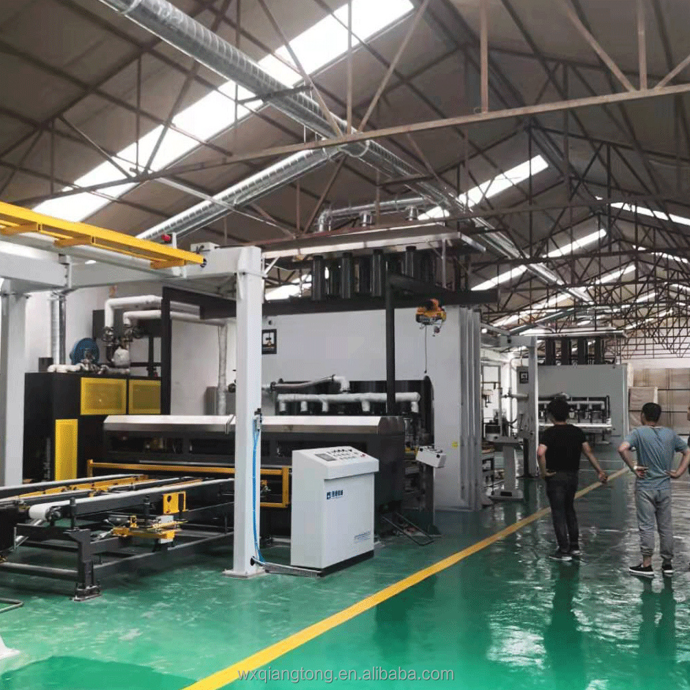 High Pressure Hdf Flooring Laminated Short Cycle Hot Press Machine ...