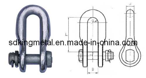 Din Type Carbon Steel Shackle, High Quality Din Type Carbon Steel ...