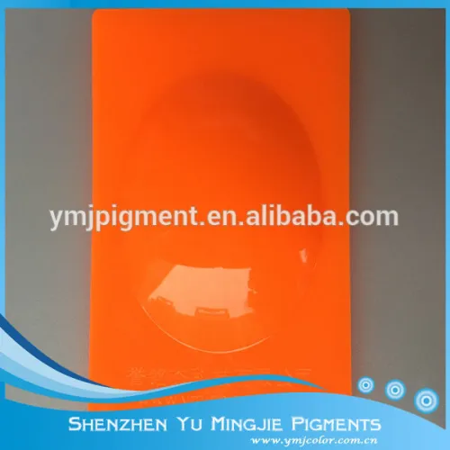 High Temperature Orange Color Thermoplastic Fluorescent Pigment Powder ...