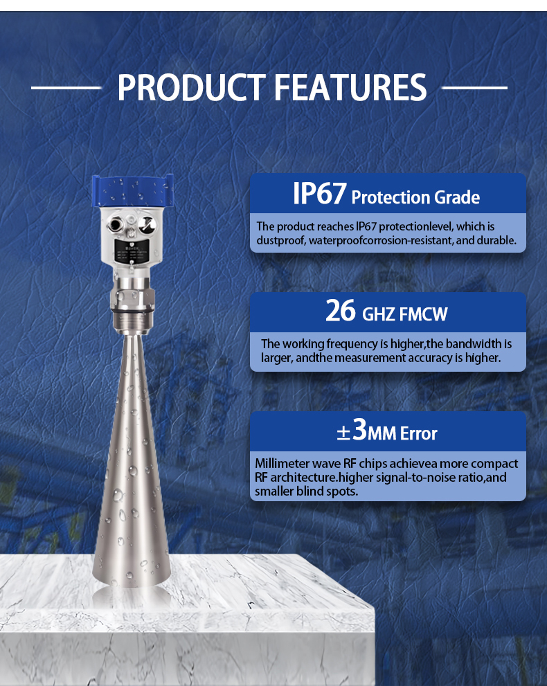 Cement Silo Level Measurement: 4-20ma Rs485 Guided Wave Radar ...