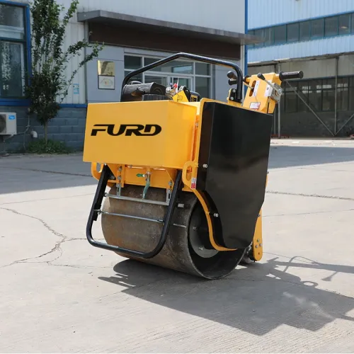 Manual Vibratory Single Drum Roller Hand Guided Vibratory Roller ...