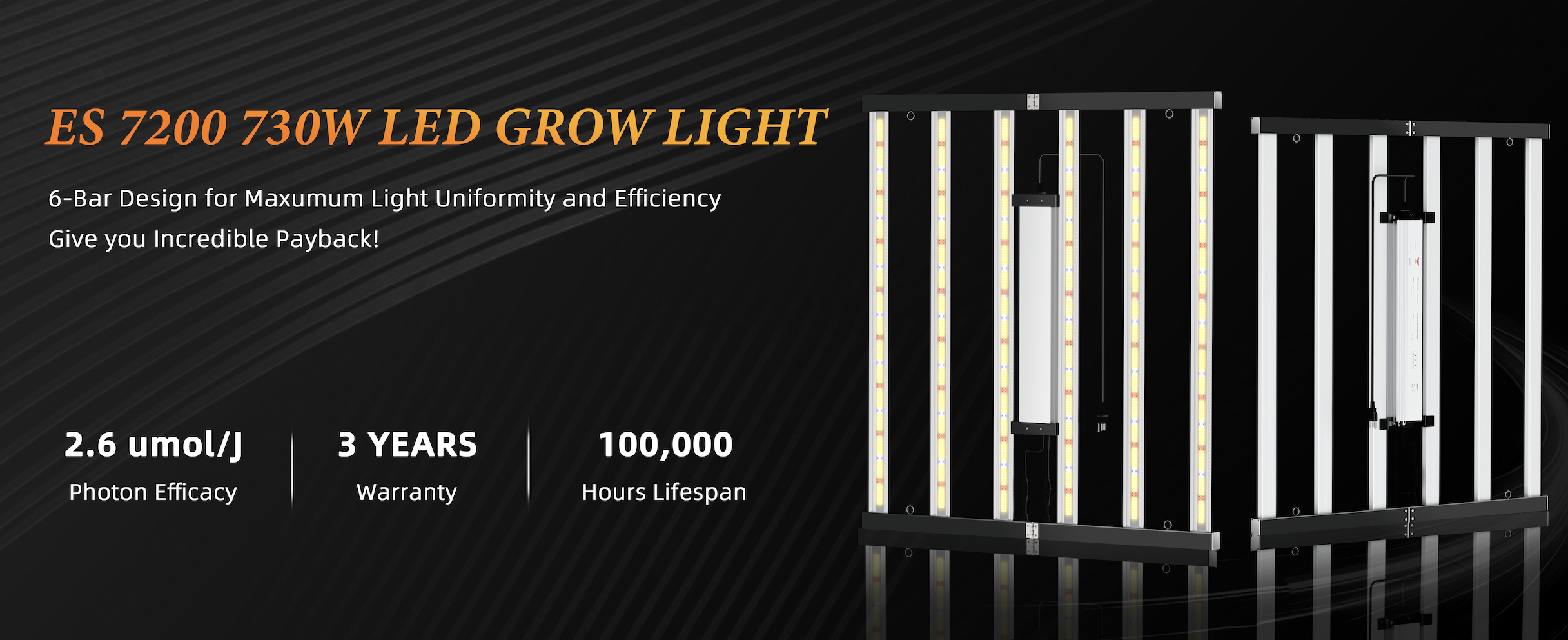 301b & 301h Evo Uv Ir Led Grow Lights - 660nm, 150w To 720w, Waterproof ...