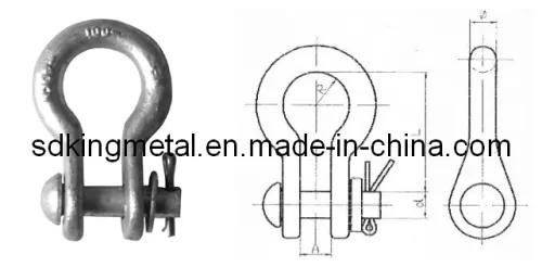 Yellow Painting 80 Grade Anchor Shackles, High Quality Yellow Painting ...