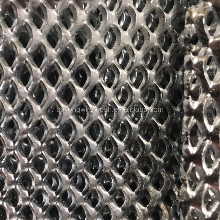 Expanded Metal Mesh Sheets In Pallets - Black Mesh Sheets From Factory ...