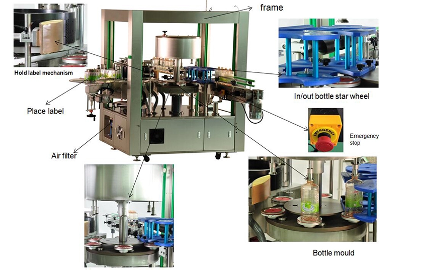 Higee Automatic Roll-feed Opp/bopp Hot Melt Glue Labeling Machine For ...