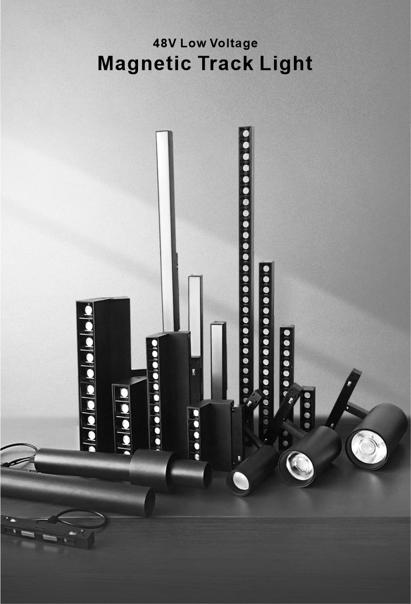 20mm Led Magnetic Track Light System - Commercial Project Surface Mount ...