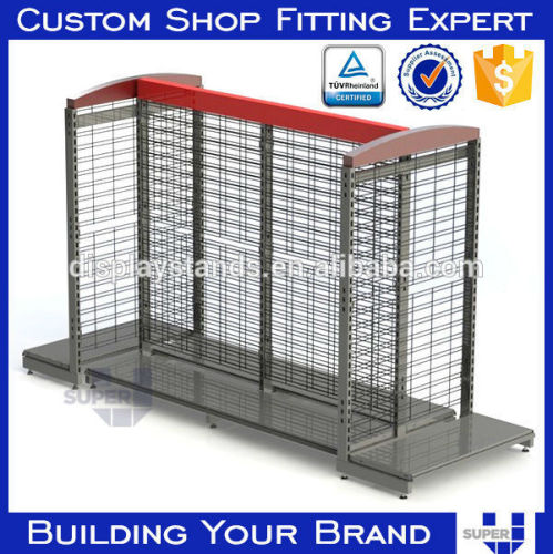 Merchandising Supermarket Metal Display Stand For Travel Accessories ...