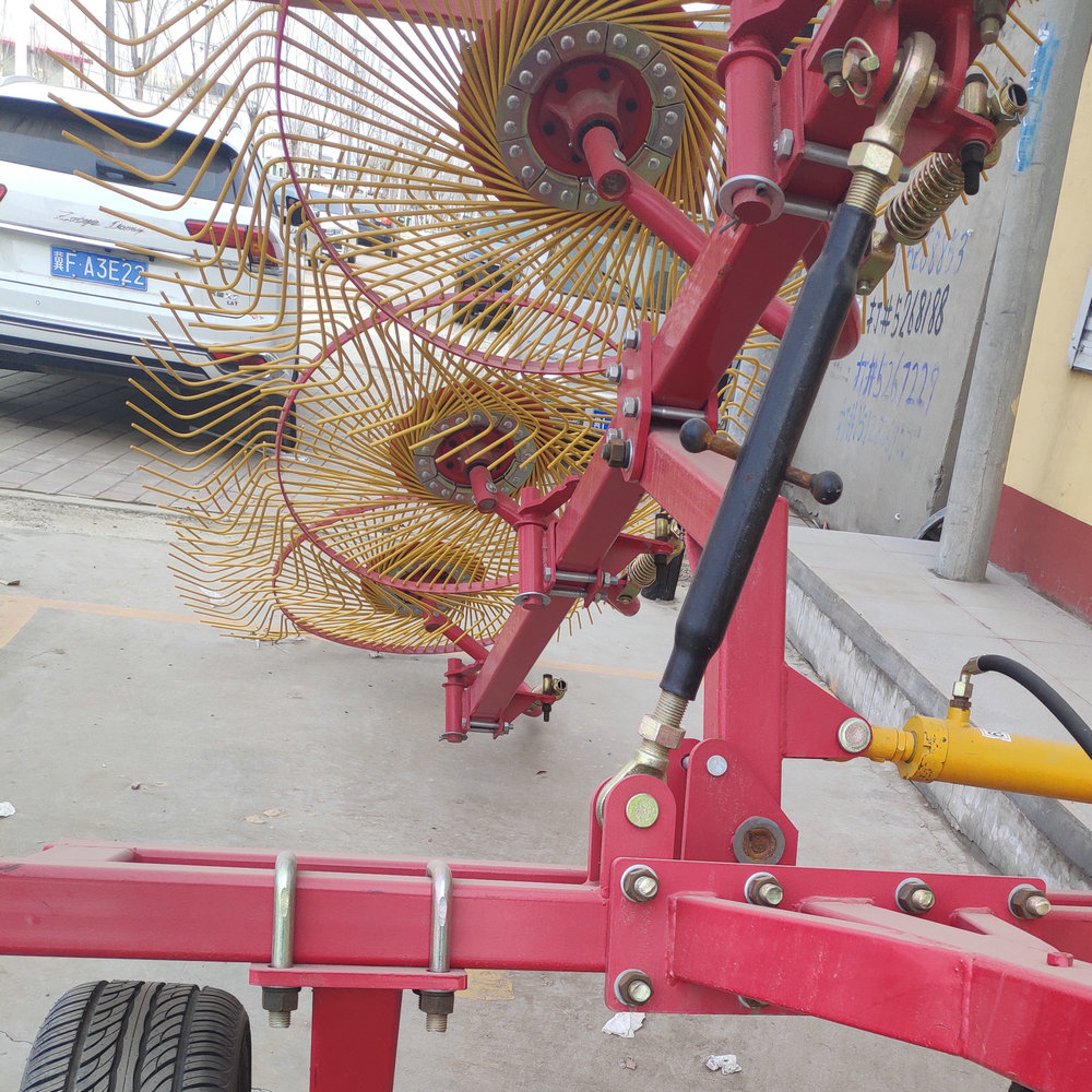 Factory Direct Tractor Propelled Grass Grabber Disc Rake Wheel Rakes ...
