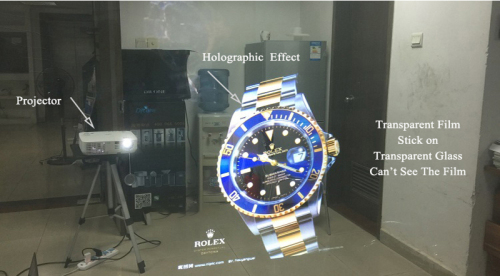 3d Hologram Holographic Transparent Rear Projection Film, High Quality ...