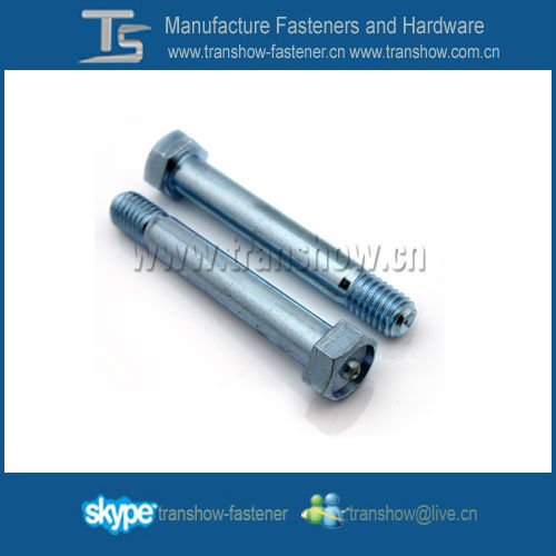 Zinc Plated Steel Hex Locking Bolt, High Quality Zinc Plated Steel Hex ...