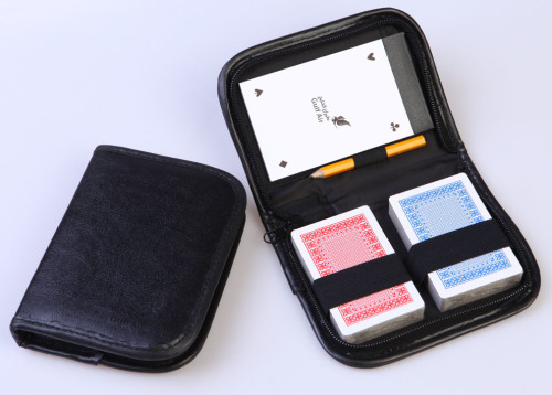 Playing Card Pocker Set In Leather Box, High Quality Playing Card ...