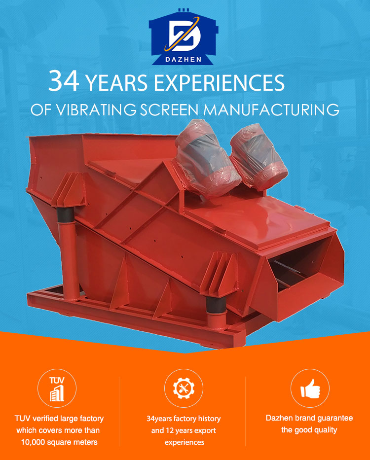 Heavy Duty Linear Vibrating Sieve For Iron Sand, Alumina, Coal, And ...