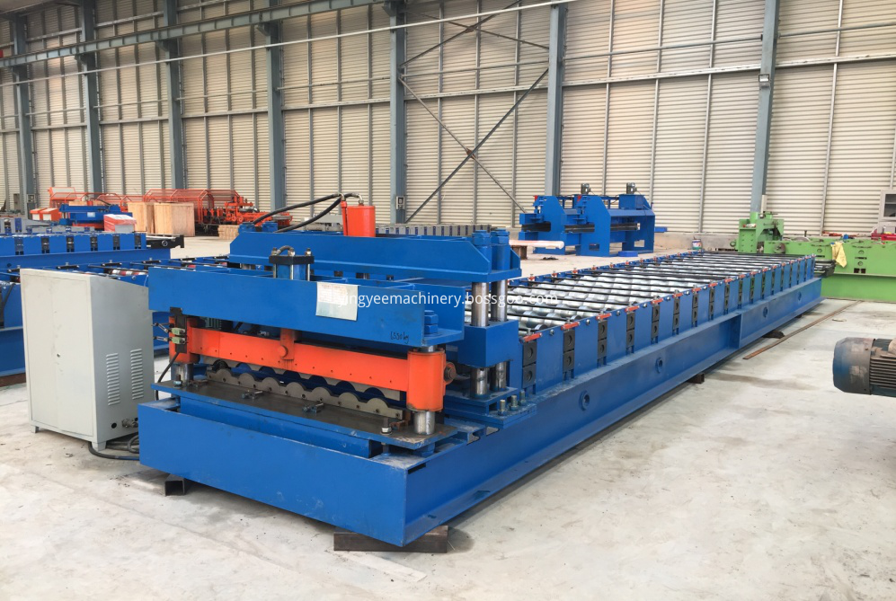 Cold Bending Glazed Steel Roof Tile Machine, High Quality Cold Bending ...