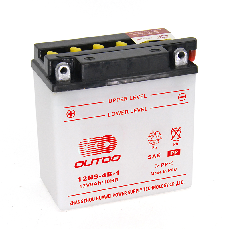 12n9-4b-1 Flooded Rechargeable Lead Acid Motorcycle Battery, High ...