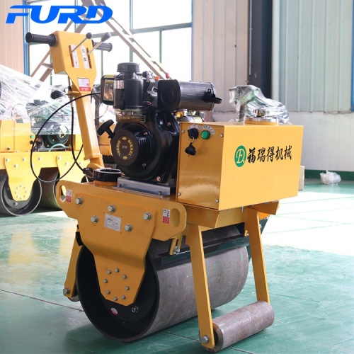 Diesel Small Hand Roller Compactor Vibratory (fyl-600c), High Quality ...