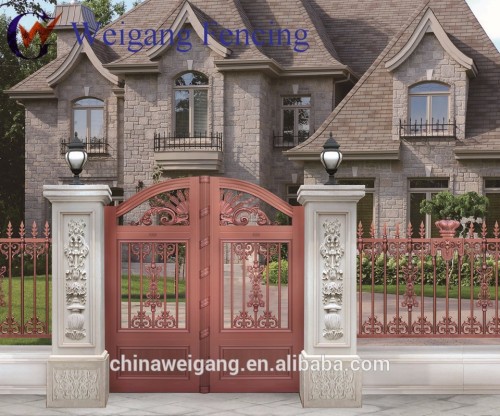 Wrought Iron House Main Gate Designs, High Quality Wrought Iron House ...