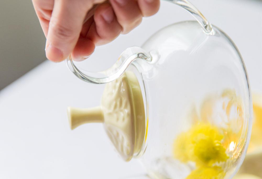 Pyrex Glass Tea Pot Heatable Porcelain Tea Set, High Quality Pyrex ...