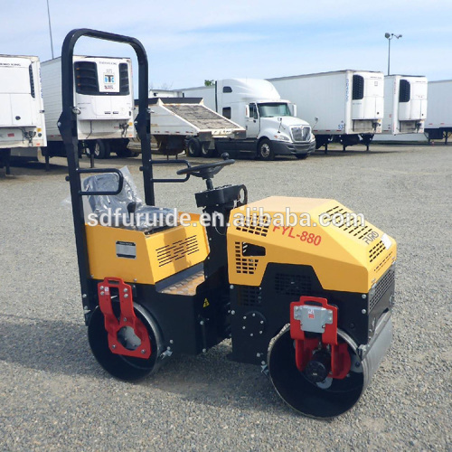 Ride On Double Drum 1 Ton Roller For Sale (fyl-880), High Quality Ride ...
