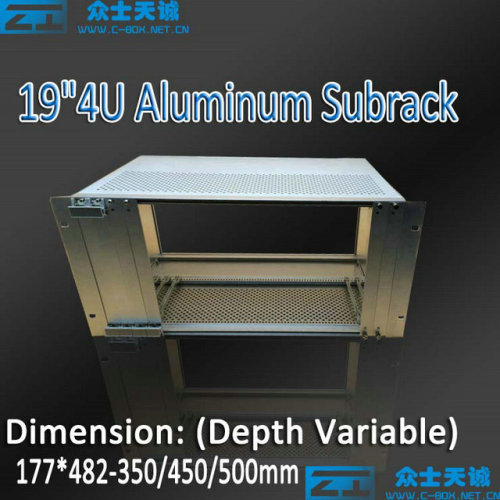 19 Inch Aluminum Server Subrack Metal Enclosure 2u 3u 4u 5u 6u 7u 8u, High Quality 19 Inch ...