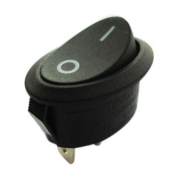 Round Rocker Electronic Switch 12a 250v, Spst Power Switch, High ...