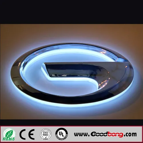 Outdoor Backlit Car Totem Signage, High Quality Outdoor Backlit Car ...