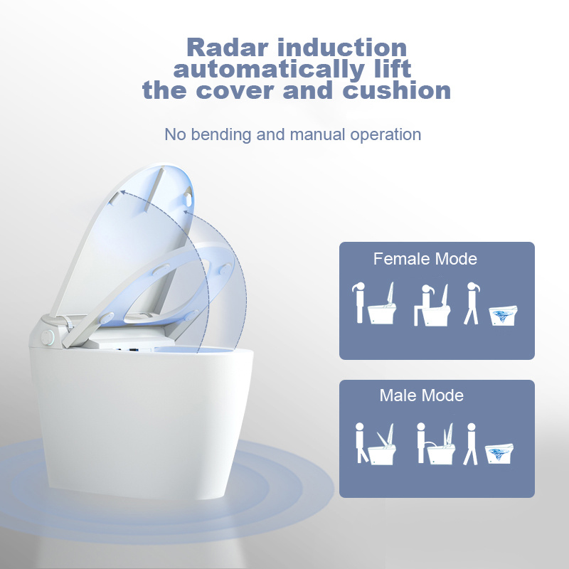 Automatic Touchless Intelligent Toilet With Buttocks Washing Function ...