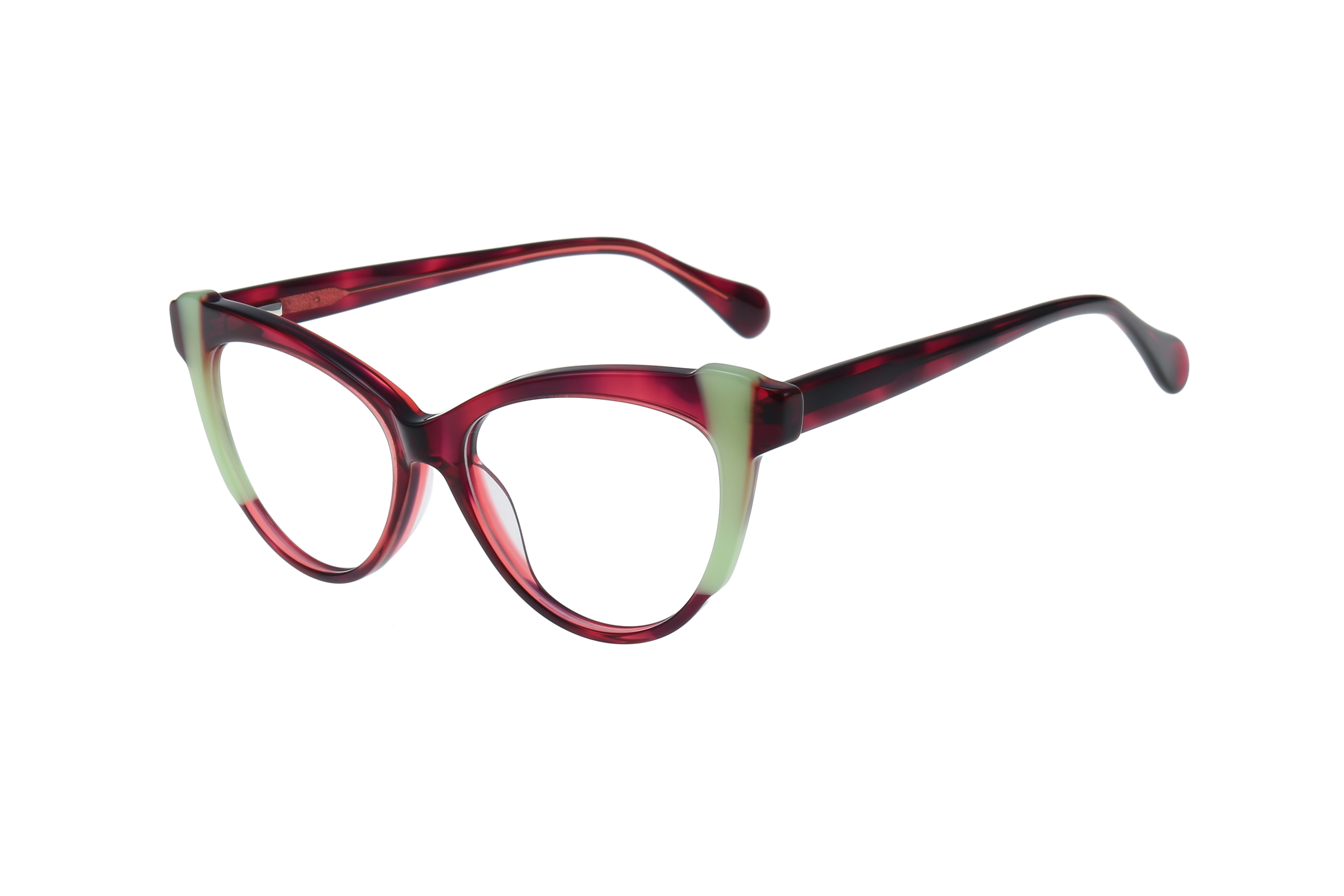 Big Size Cat Eye Eyeglasses - Unisex Fashionable Acetate Frames At Good ...