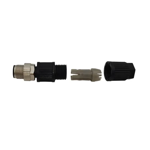 M12 Male Idc Connector 4 Pin Connector, High Quality M12 Male Idc ...