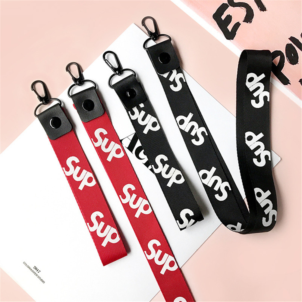 2018 Fresh Leaves Neck Strap Lanyards For Keys Card Gym Small Mobile ...