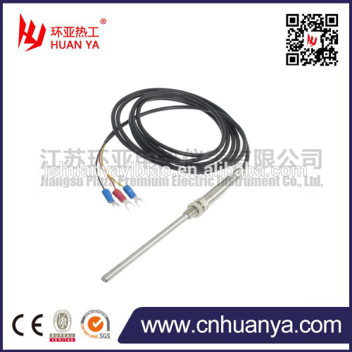Pt100 Sensor Probe With Lead Wire, High Quality Pt100 Sensor Probe With ...
