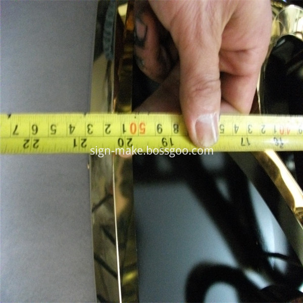 Prismatic Face Steel Metal Channel Letter Signs, High Quality Prismatic ...