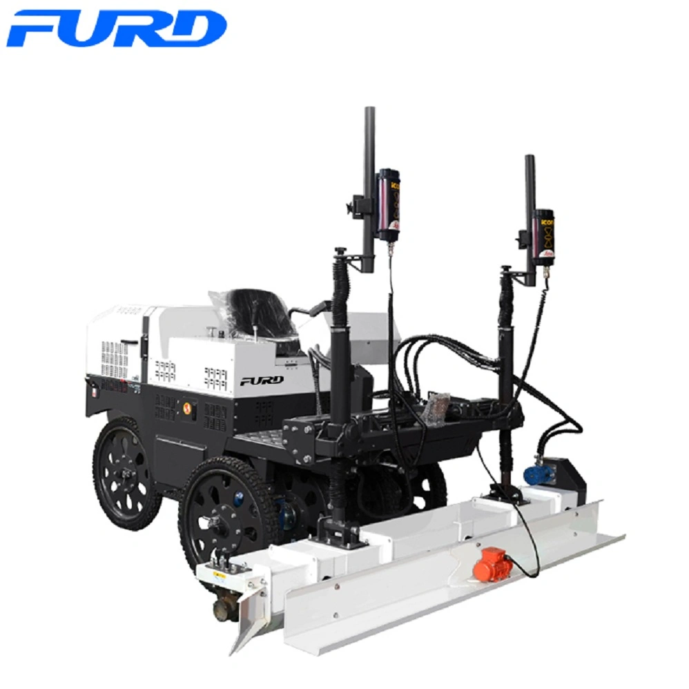 3D Ride-on Laser Guided Concrete Screed