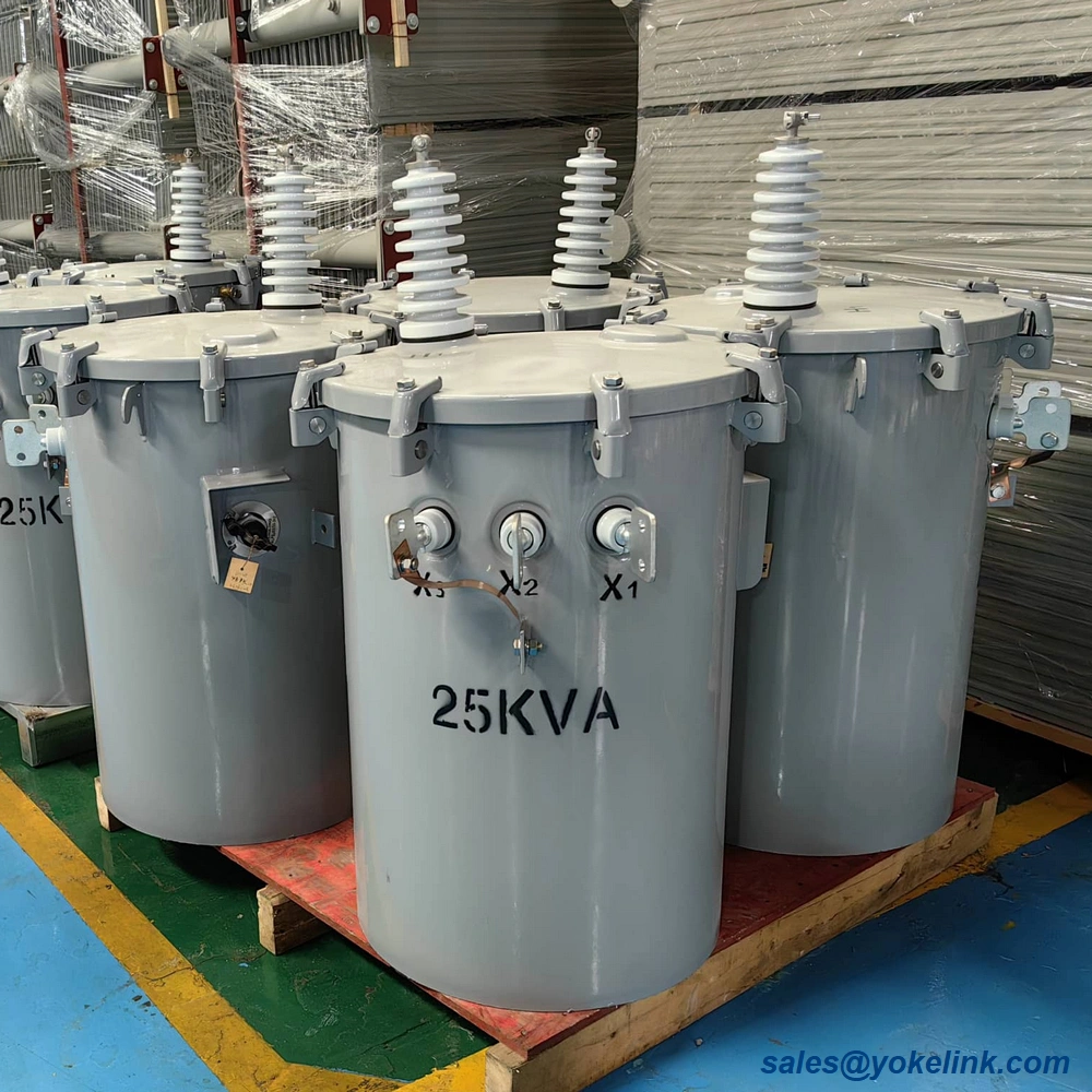 25kVA 13.8kv 120v/240v Single Phase Oil Immersed Transformer China Manufacturers Suppliers ...