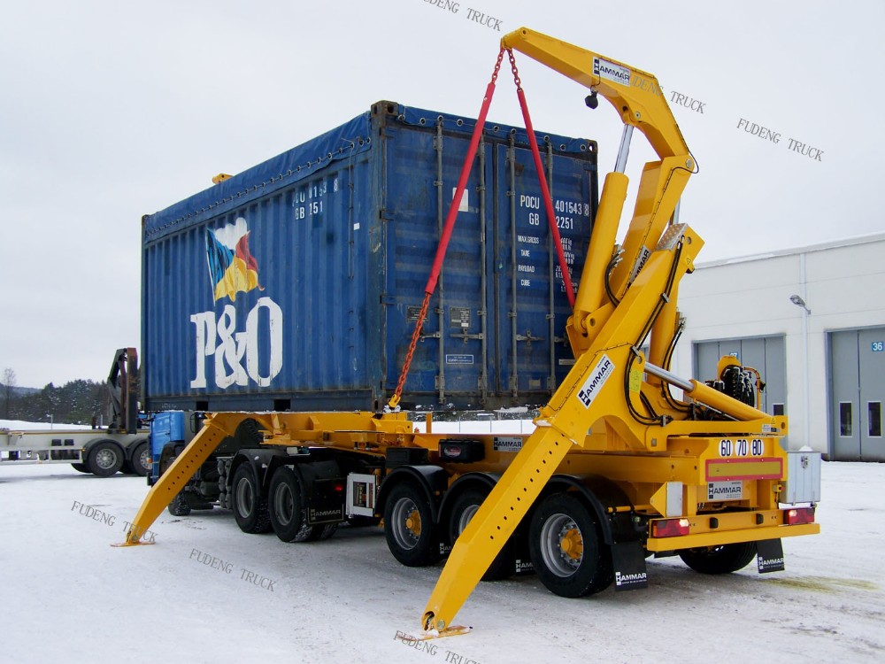 40ft Container Side Lifter Trailer Crane - Sidelifter Container Truck ...