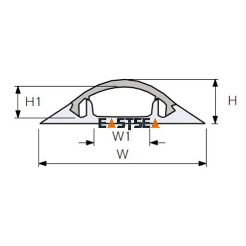 Floor Cable Tray Professional Manufacturer Pvc Arc Floor Cable Tray ...