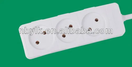 3-way Socket-outlet With Shutter (ce Certification), High Quality 3-way ...