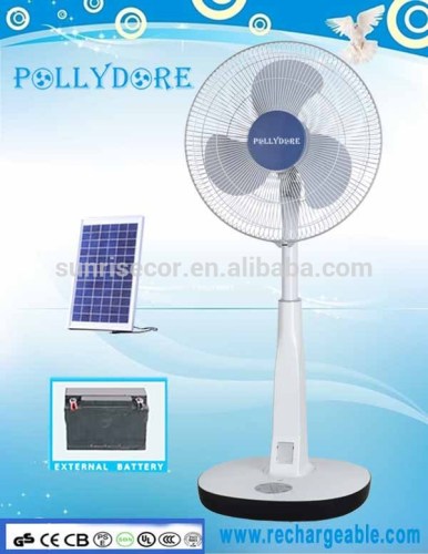 16'' Rechargeable Battey Stand Fan With Remote Control, High Quality 16 ...