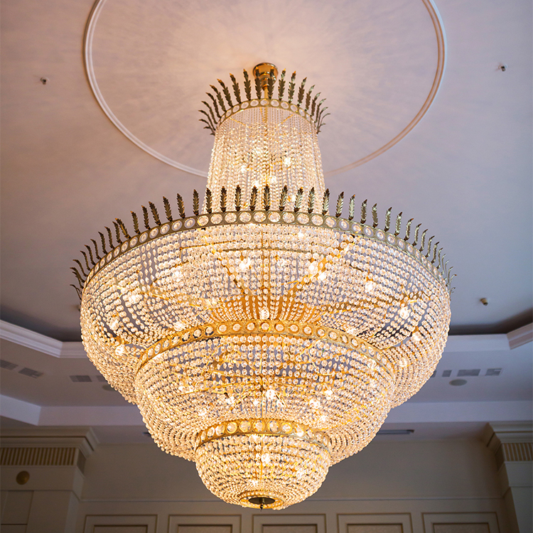 Lobby Aisle Restaurant Banquet Hall Chandeliers: Antique Retro K9 ...