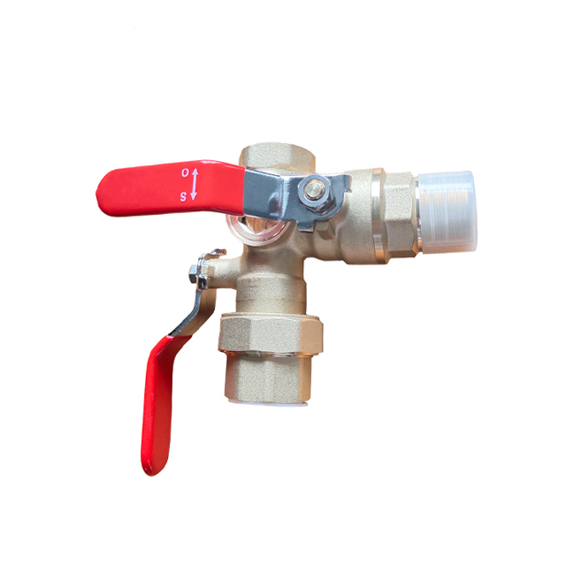 Brass Forged Ball Hydrant Angle Valves With Sight Glass For Fire ...